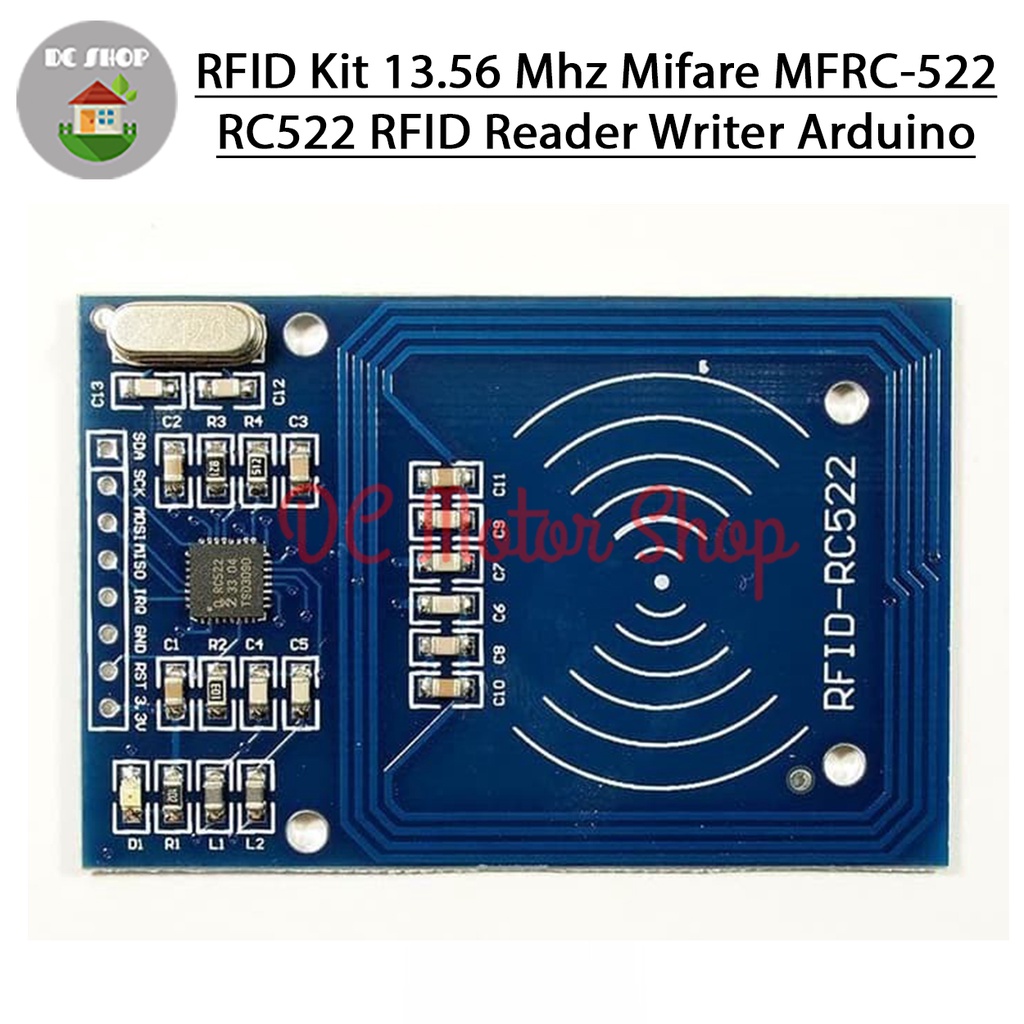 Jual RFID Kit 13.56 Mhz Mifare MFRC-522 RC522 RFID Reader Writer ...