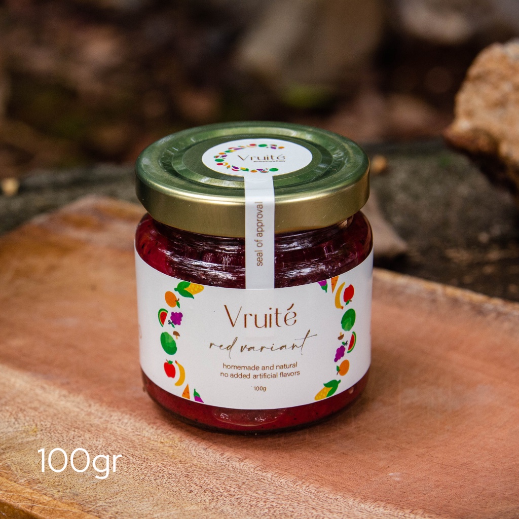Jual Selai Natural Homemade 100 gram Vruite (Buah dan Sayur Asli ...