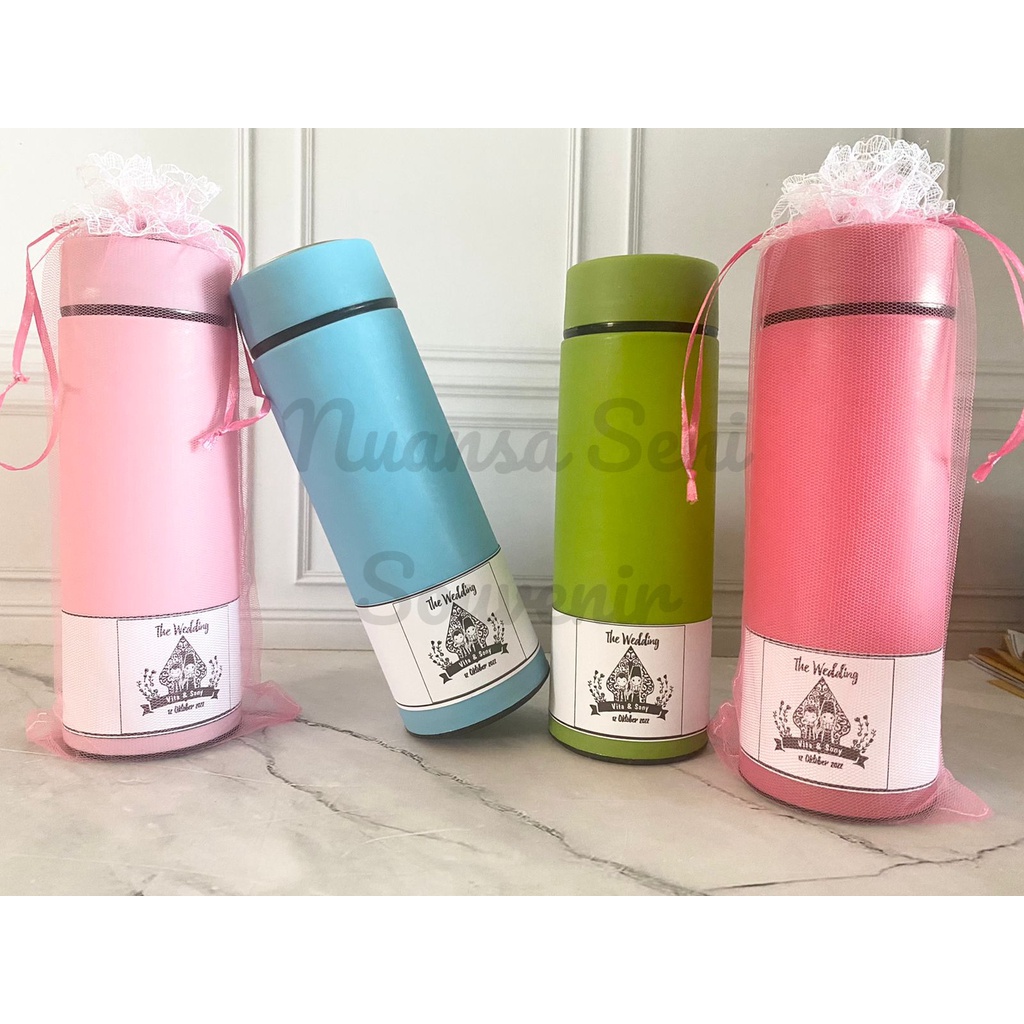 Jual Souvenir Botol Minum Tumbler Botol Kaca 6 oup Polos Termos Kaca ...