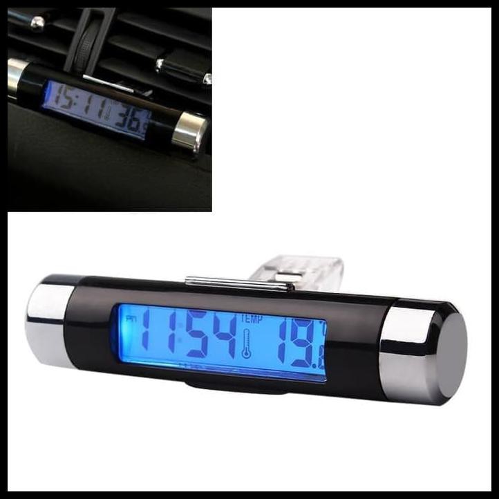 Jual QO8Z K01 JAM MOBIL DIGITAL SUHU TERMOMETER MOBIL CAR CLOCK ...