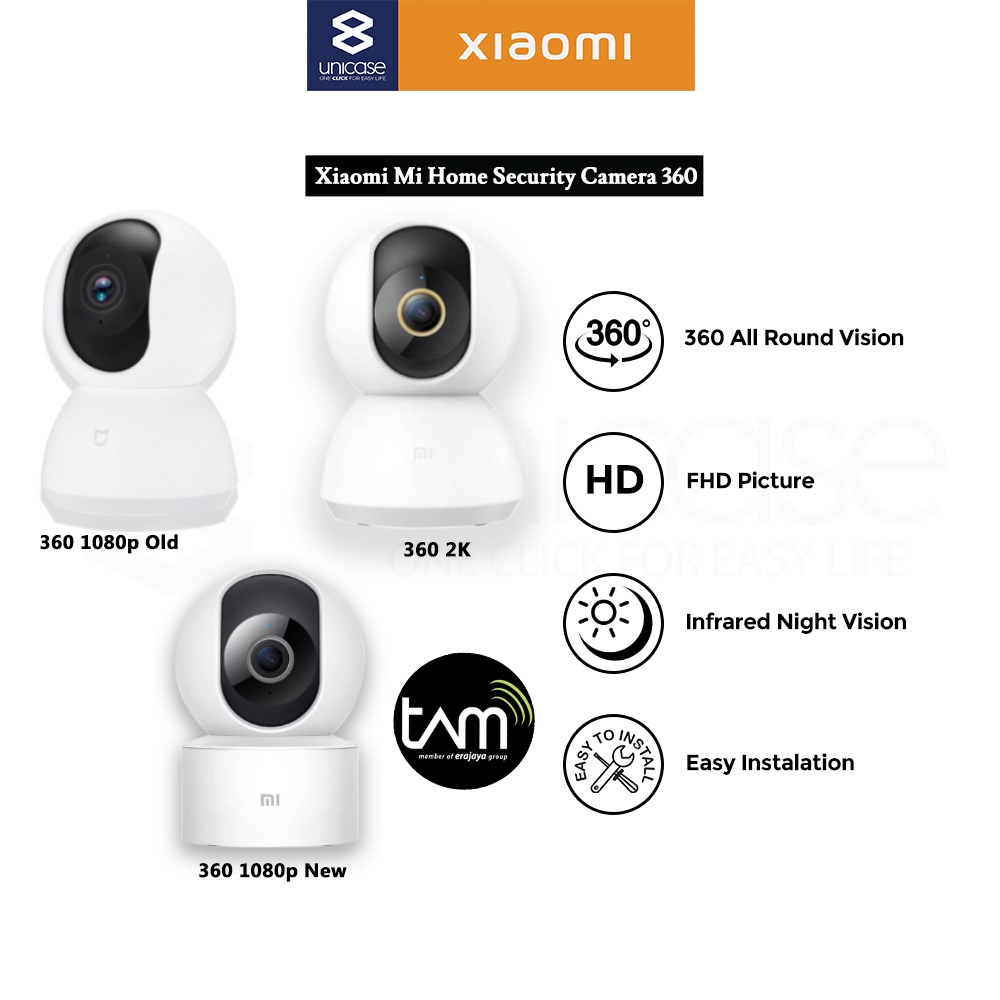 Jual Cctv Xiaomi Mi Home Security Camera 360 1080P Ip Cam Garansi Resmi ...