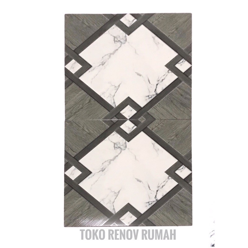Jual keramik lantai 50x50 putih motif abu (mengkilap) kw1 | Shopee ...