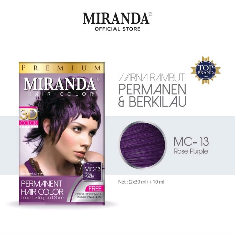 Jual MIRANDA Premium Hair Colour / Semir Rambut / Cat Rambut Miranda ...