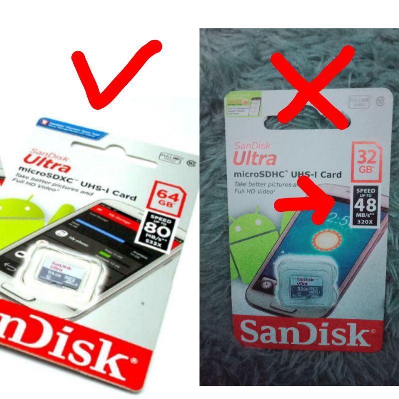 Jual Sandisk Ultra 32GB MicroSDHC Card UHS Class 10 (80MB/s) | Shopee Indonesia