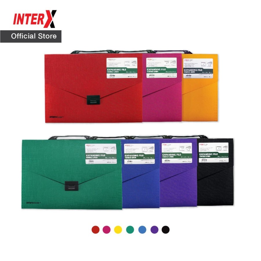 Jual MAP Expanding File Handle Gagang FOLIO F4 InterX 12 tab xxxx ...