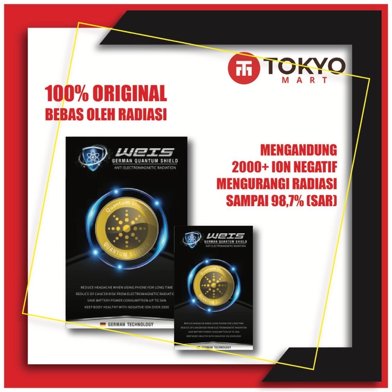 Jual STIKER ANTI RADIASI ORIGINAL JEPANG ANTI RADIASI IMPOR JEPANG ...