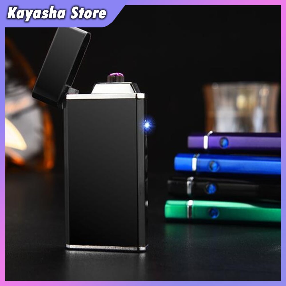 Jual KYS KOREK API ELEKTRIK PULSE PLASMA ARC USB LIGHTER JL610 BLACK ...