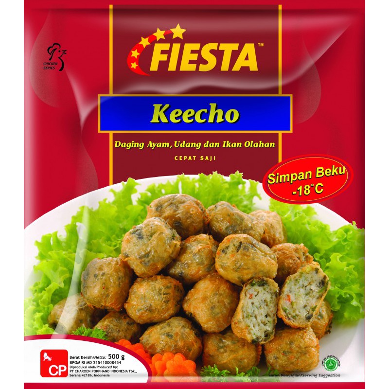 Jual FIESTA KEECHO 500 GR / NAGET DAGING AYAM, UDANG DAN IKAN OLAHAN | Shopee Indonesia