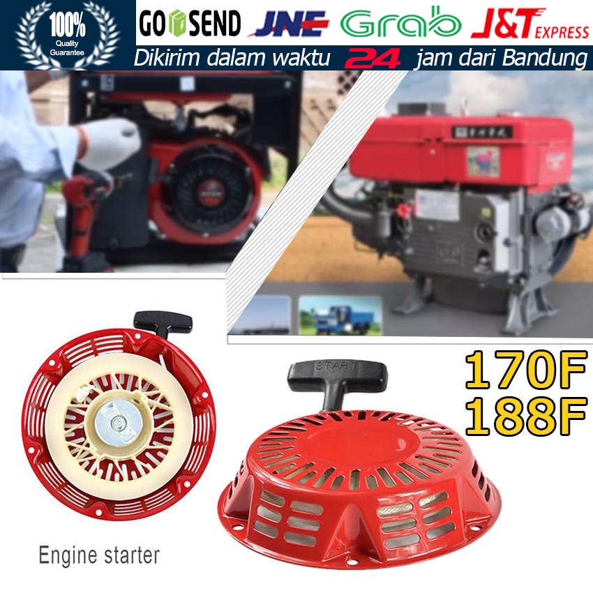 Jual Recoil Starter Selahan Recoil Stater Tarikan Engkol Mesin Penggerak Bensin Engine Gx160 ...