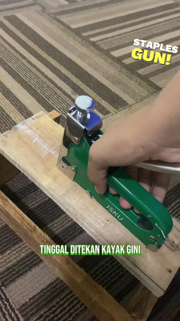 Jual ISKU Isi Staples tembak jok motor/Stapler tembak kayu gun paku ...