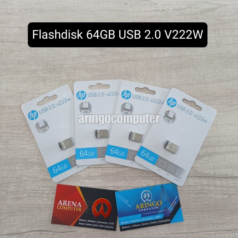 Jual Flashdisk HP 64GB USB 2.0 V222W | Shopee Indonesia