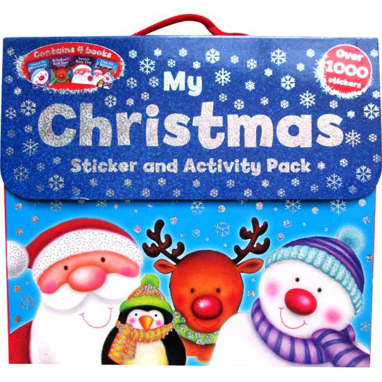 Jual My Christmas Sticker and Activity Pack contains 4 books and over ...