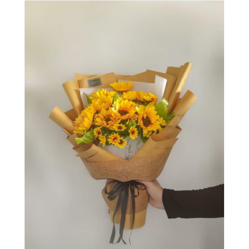 Jual buket sunflower bunga matahari artificial | Shopee Indonesia