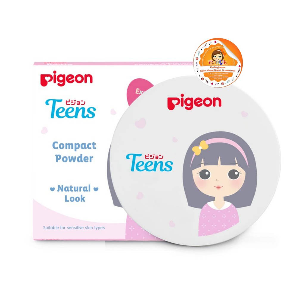 Jual PIGEON TEENS Compact Powder Squalane | Shopee Indonesia