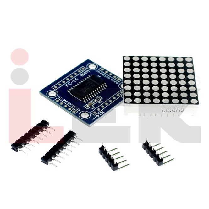 Jual LED Dot Matrix MAX7219 Single 8x8 Module | Shopee Indonesia