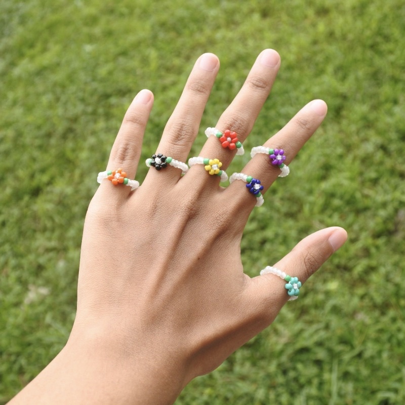 Jual (Part 5) Beads Ring Cincin Manik (BACA DESKRIPSI) | Shopee Indonesia
