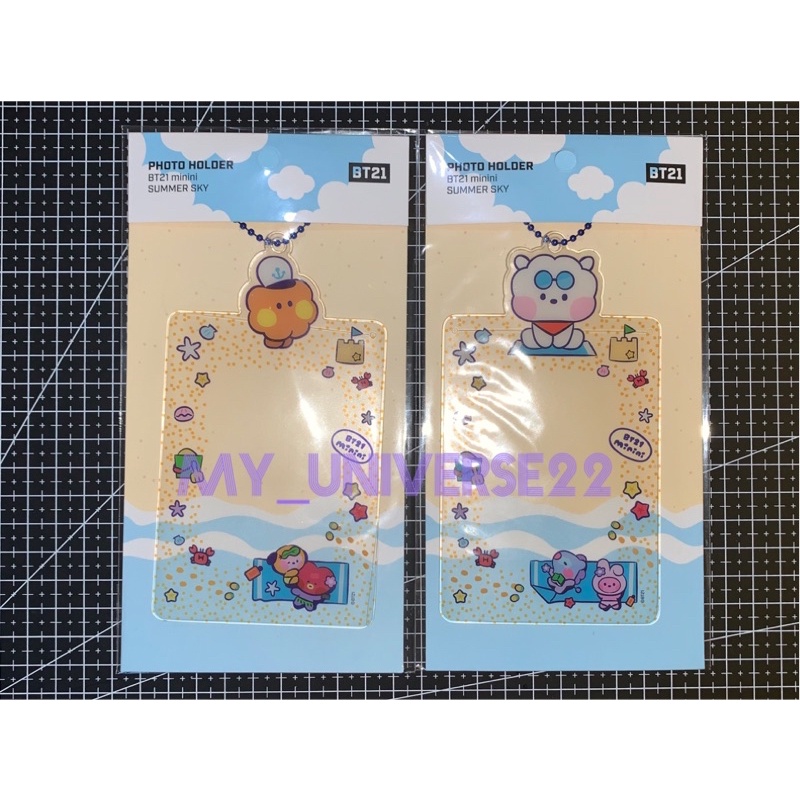 Jual BTS - BT21 Minini Photo Holder Summer Sky Monopoly RJ Shooky | Shopee Indonesia