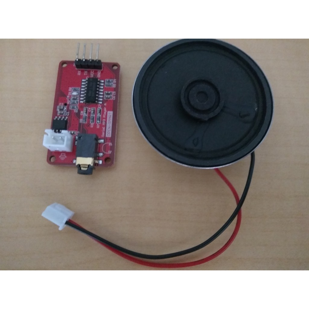 Jual UART Serial MP3 Player Modul Module Arduino Wav Amplifier Speaker ...