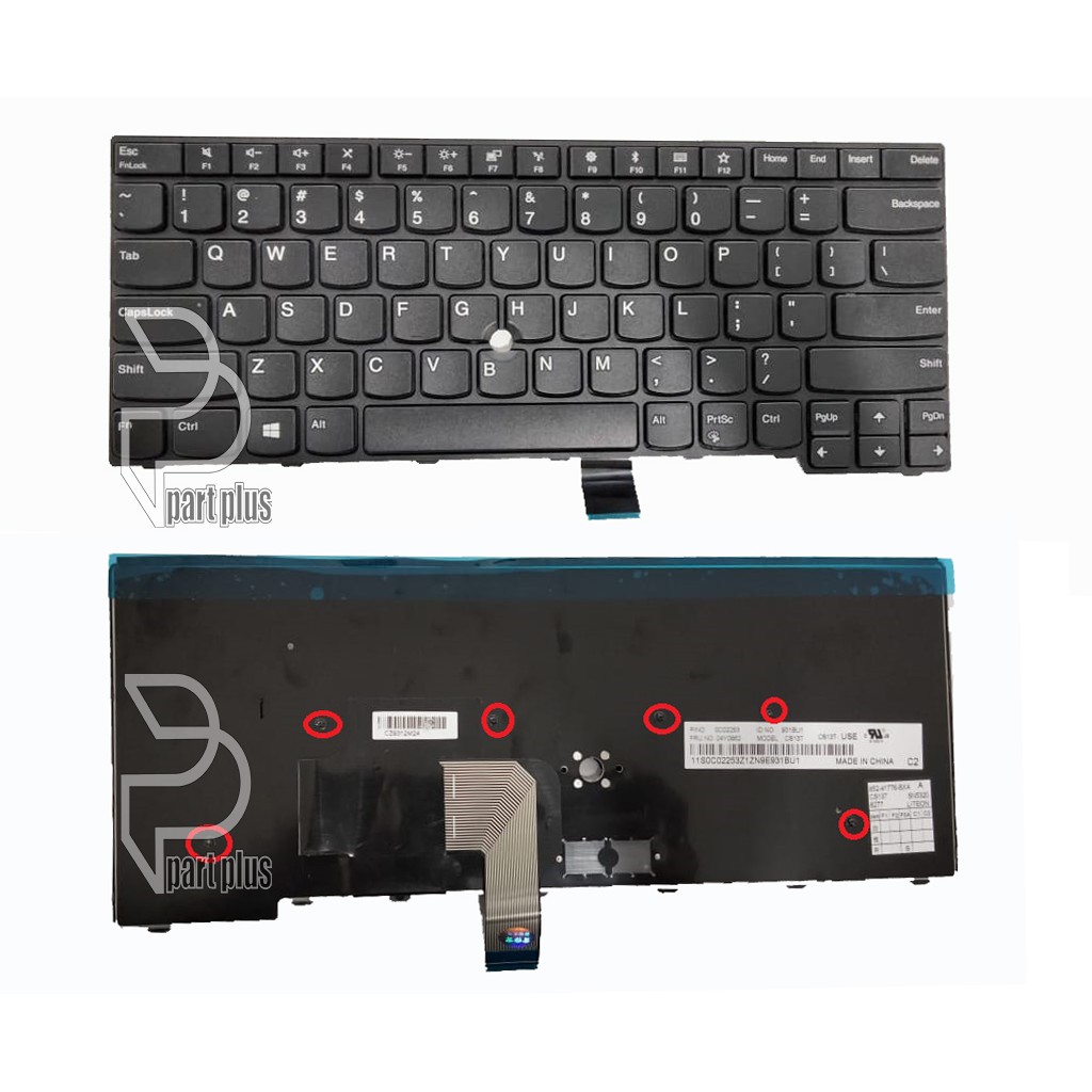 Jual Keyboard Laptop Thinkpad E431 E440 L440 T431S T440 T440P No ...