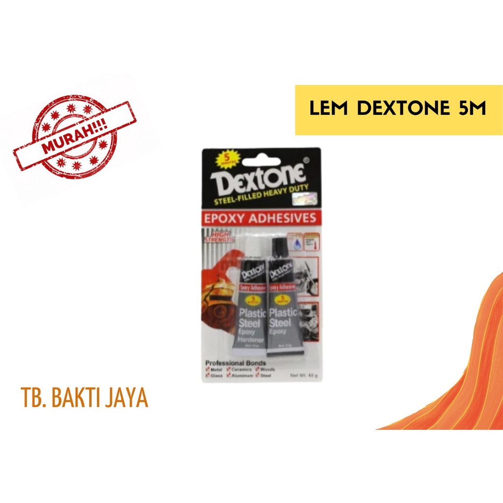 Jual LEM DEXTONE / LEM DEXTON EPOXY ADHESIVE / LEM 5 MENIT DEXTONE ...