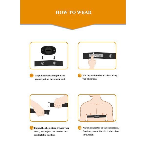 Jual Magene Heart Rate Sensor - Dual mode Bluetooth 4.0 & ANT. Sensor ...