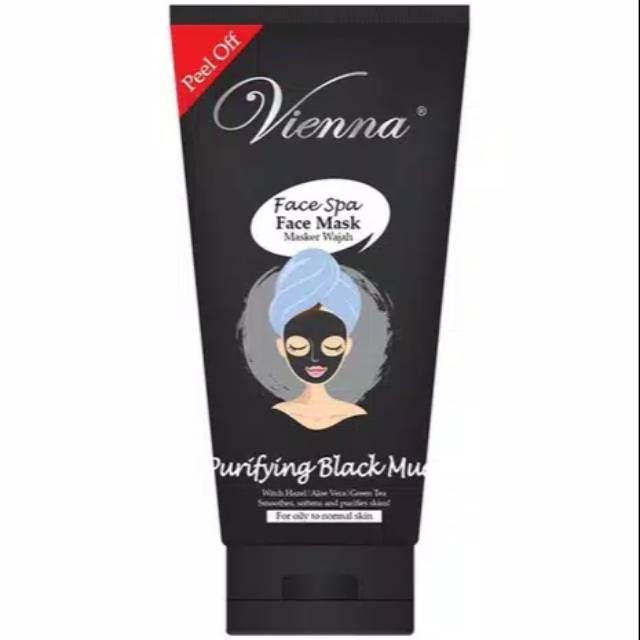 Jual Vienna Face Mask Peel Off Black 50ml | Shopee Indonesia