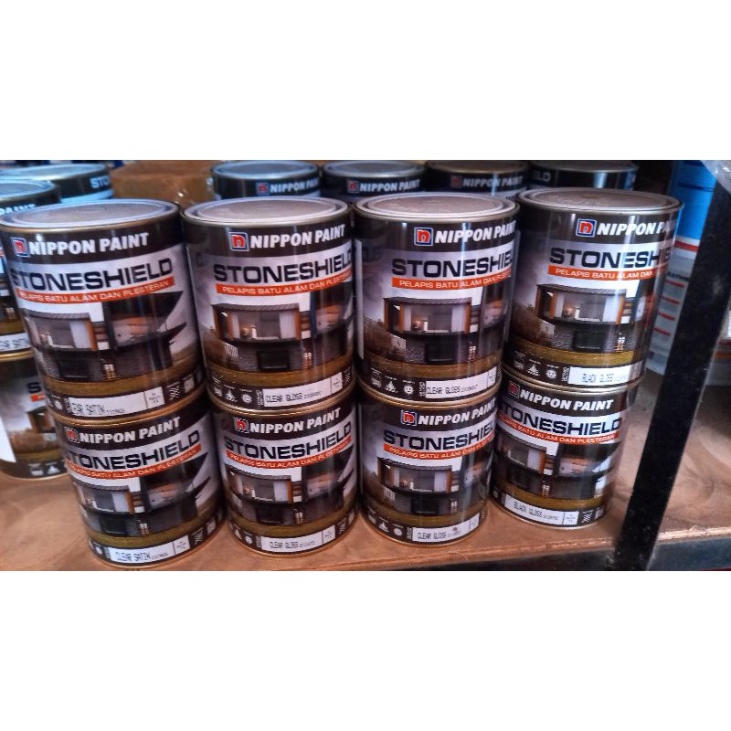 Jual Stoneshield Nippon Paint Cat Batu Alam 1Liter | Shopee Indonesia