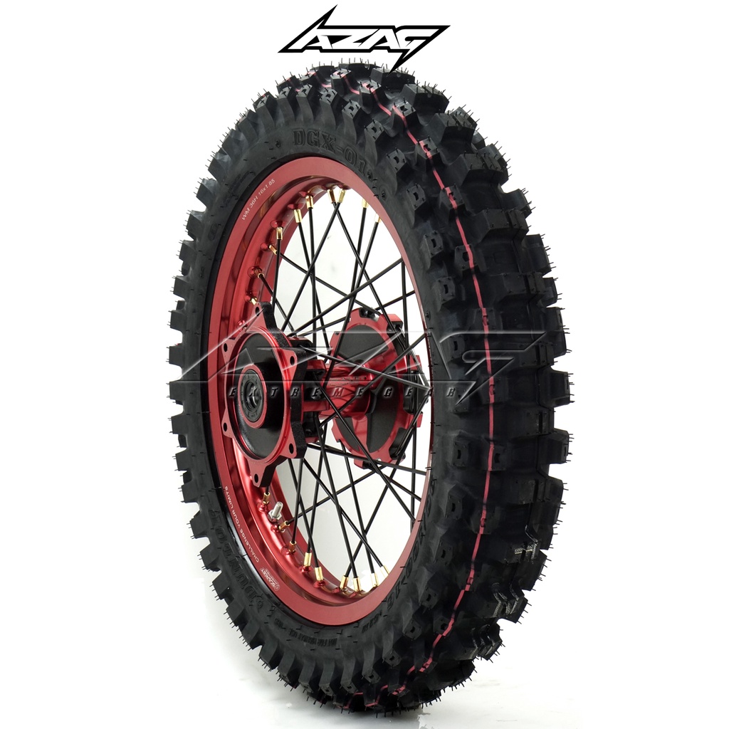 Jual ban set motor honda crf ring 16 19 trail cross scarlet dunlop dgx ...