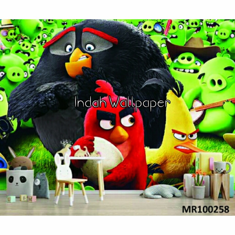 Jual Photowall Mural 3D Wallpaper Dinding Mural Visual Karater Angry ...