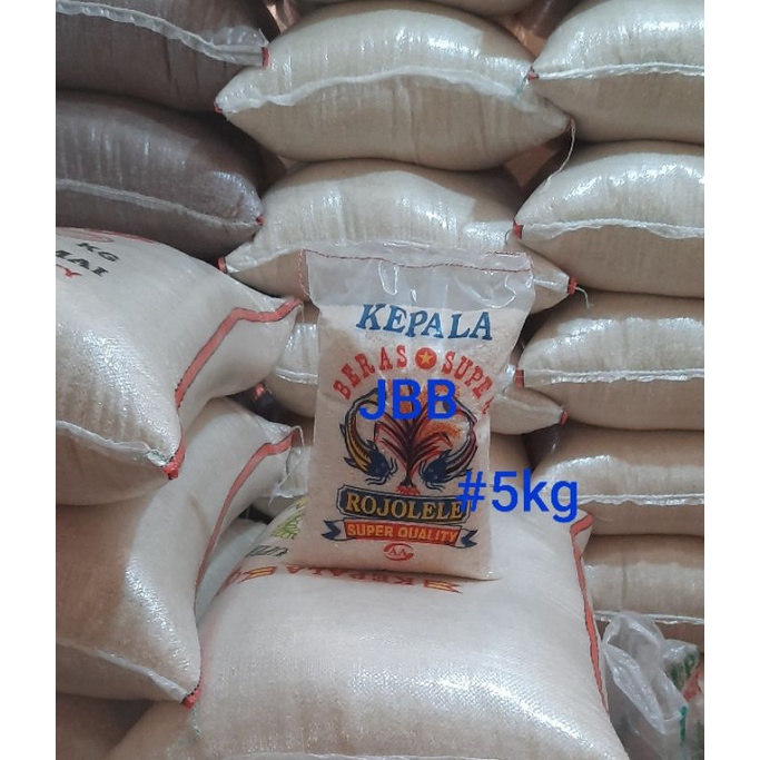 Jual BERAS KEPALA SUPER ROJOLELE PREMIUM 3KG/5KG/10KG/20KG | Shopee Indonesia