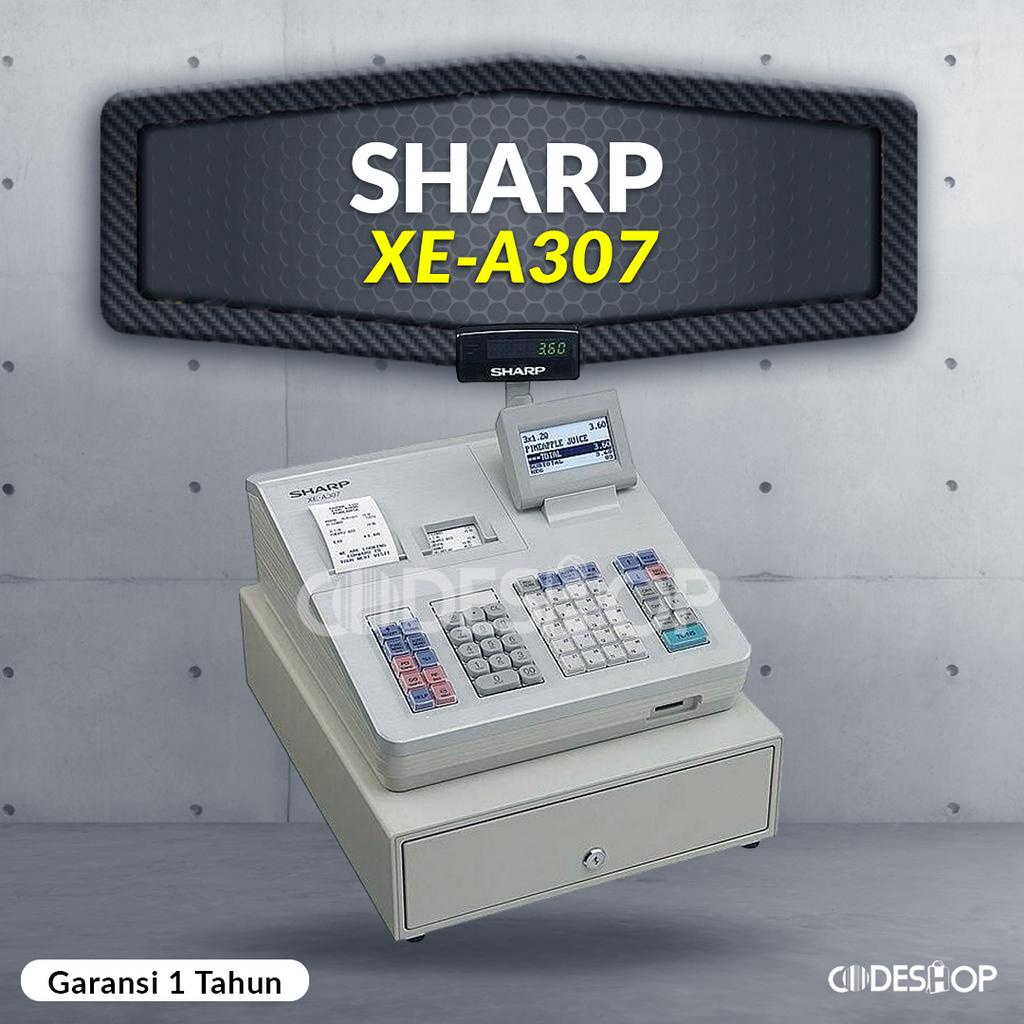 Jual Mesin Kasir SHARP XE-A307 / XE A307 Cash Register Sharp - Dual ...