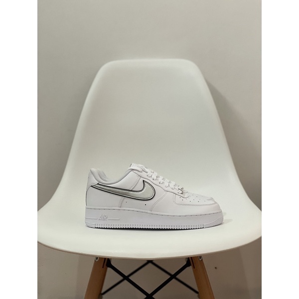 Jual Nike Air Force 1 Metallic Silver Original | Shopee Indonesia