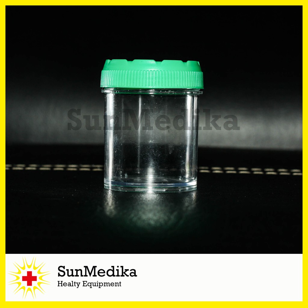 Jual Pot Urine 60cc Non Sterile Tutup Hijau| Pot Slime 60 ml | Shopee ...