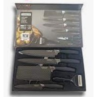 Jual Lock & Lock Cookplus Knife Set Black isi 6 | Shopee Indonesia