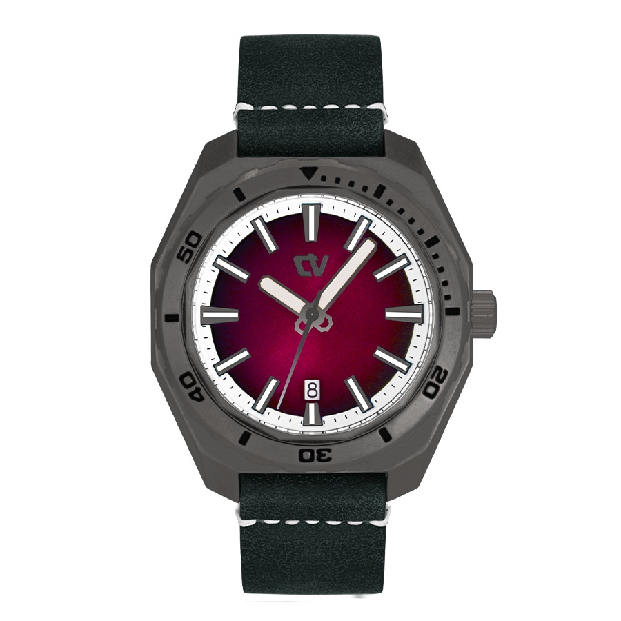 Jual Christ Verra Casual Men's Watches CV C 64010G-26 BURGUNDY | Shopee ...