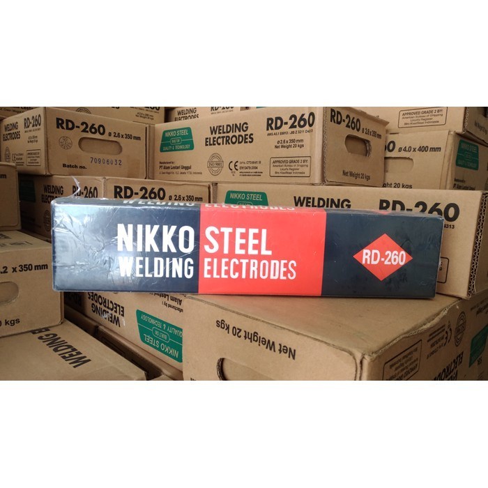 Jual Kawat Las Nikko Steel RD 260 2,6mm (1KG) Berkualitas | Shopee Indonesia
