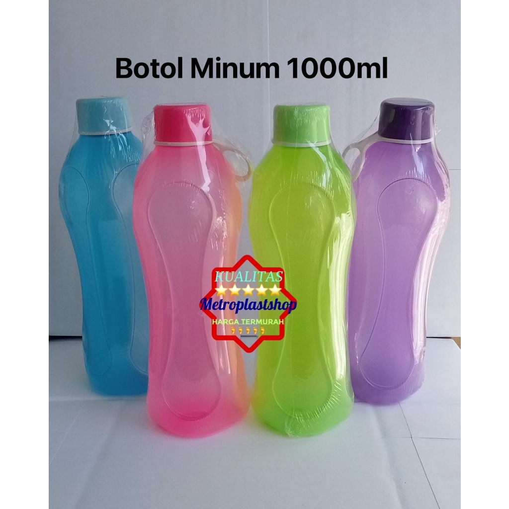 Jual Botol air minum plastik 1000 ml Botol minum anak 1liter Bingkisan ...