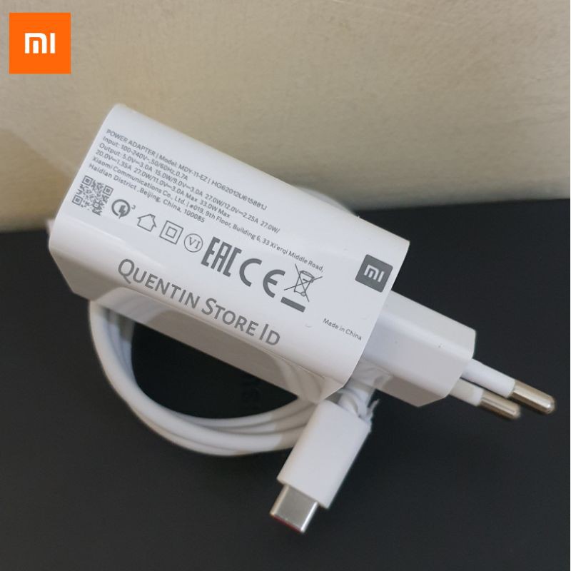 Jual Charger Copotan Mi note 10 Pro|Poco X3 Pro Turbo Charge 33 watt ...