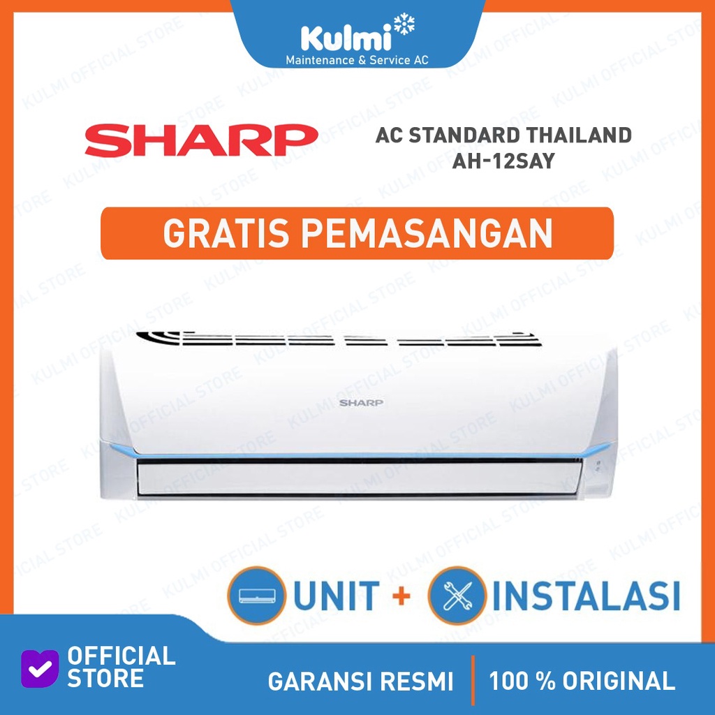 Jual AC SHARP AH-12SAY 1,5PK + PASANG SHARP AH 12 SAY 1,5 PK AC SPLIT ...
