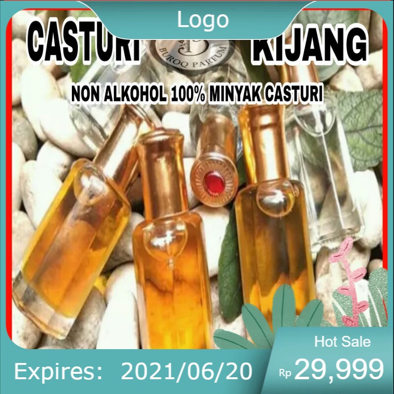 Jual Original PARFUM KASTURI KIJANG KUNING / PUTIH 3ML 6ML 12ML MURNI ORIGINAL | Shopee Indonesia