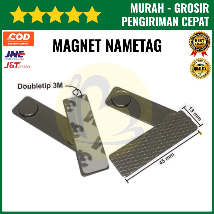 Jual Magnet Nametag nama dada murah dan kuat bahan baku | Shopee Indonesia
