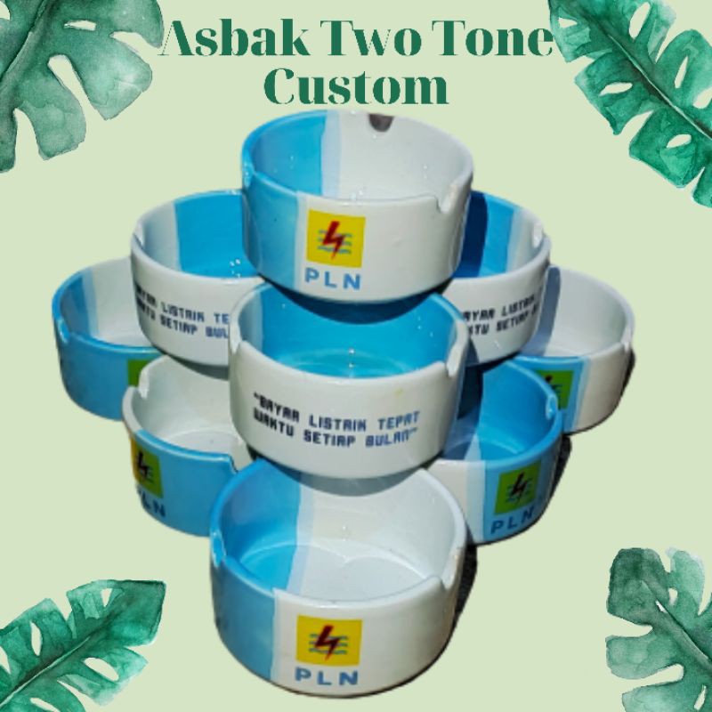 Jual Asbak custom / asbak two tone / asbak logo / cetak asbak / asbak ...