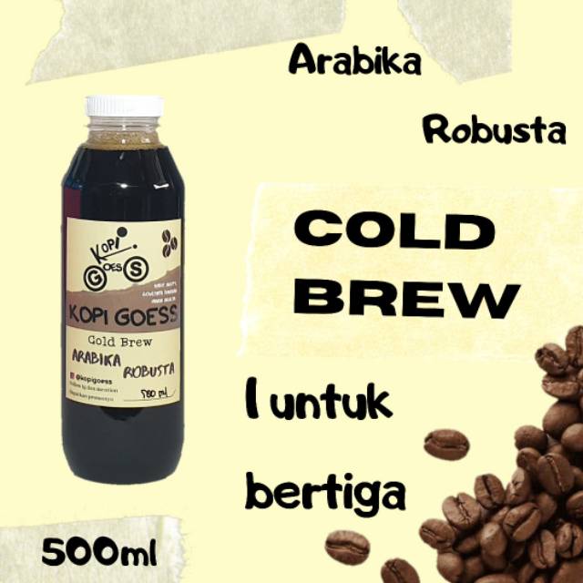 Jual Kopi Cold Brew 500ml | Shopee Indonesia