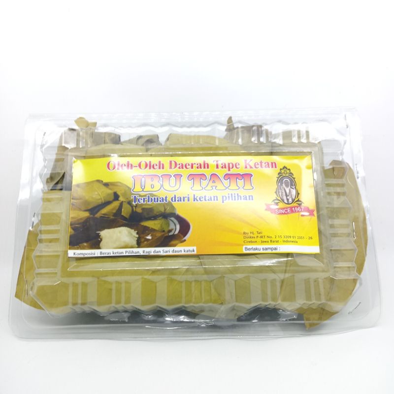 Jual Tape Ketan Khas Cirebon/Kuningan Ibu Hj.Tati Kemasan Mika Kotak ...