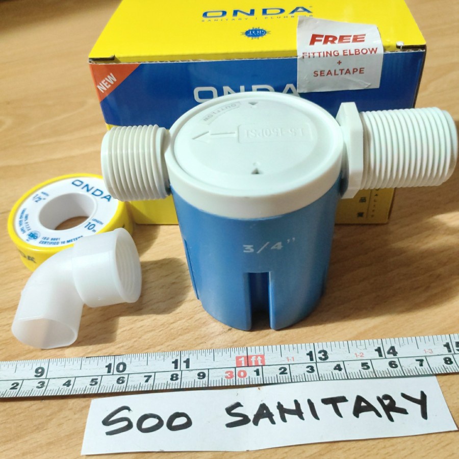 Jual Stop Kran Otomatis 3/4" Onda Horizontal - Pelampung Otomatis Kran ...