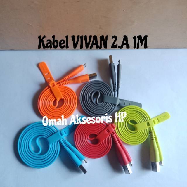 Jual Kabel VIVAN Micro 2.A 100CM 1M | Shopee Indonesia
