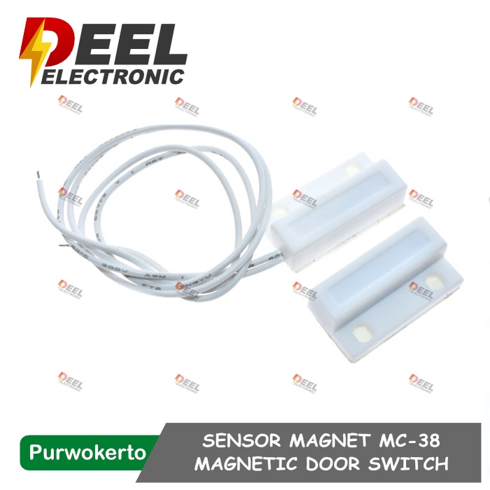 Jual SENSOR MAGNET MC-38 MAGNETIC DOOR WINDOW SWITCH ALARM SYSTEM ...