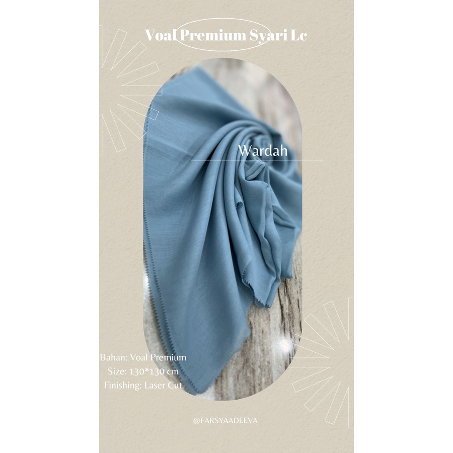 Jual Segiempat Voal Syari Jilbab Voal Paris Premium Lasercut By Adeeva Hijab Segi Empat Voal ...