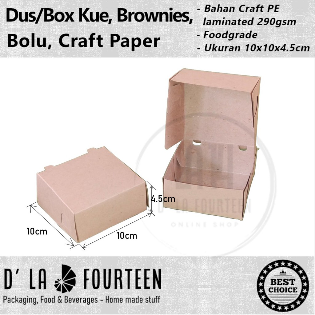 Jual CRAFT LAMINATED - Dus Donat / Box donat / Kemasan Donat / Wadah ...