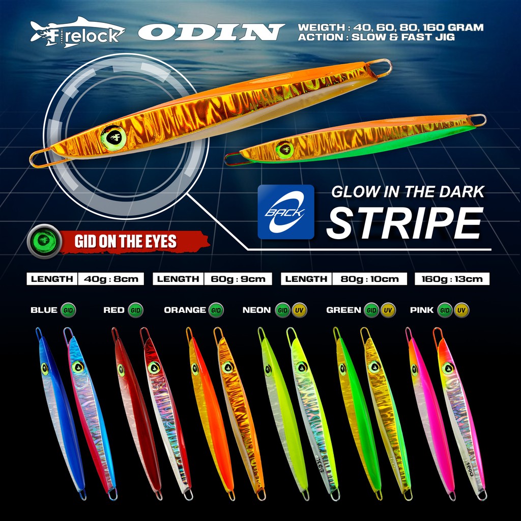 Jual Umpan Pancing - Metal Jig Firelock Odin 80 gram | Shopee Indonesia